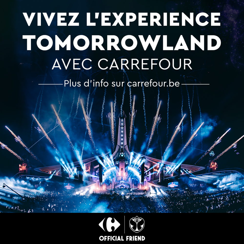 Le pop-store Carrefour à Tomorrowland est entièrement adapté aux besoins des visiteurs du ...